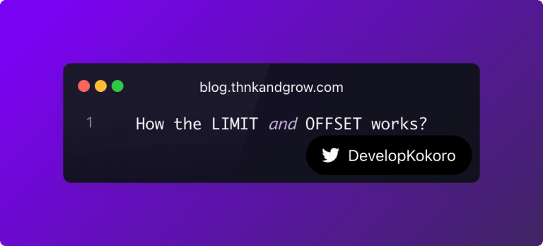 Understanding the Limits of LIMIT and OFFSET for Large Datasets - Thnk ... Understanding the Limits of LIMIT and OFFSET for Large Datasets - Thnk ...
